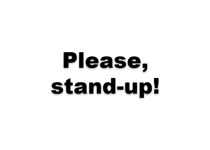 Please, stand-up! - ERGO ARENA