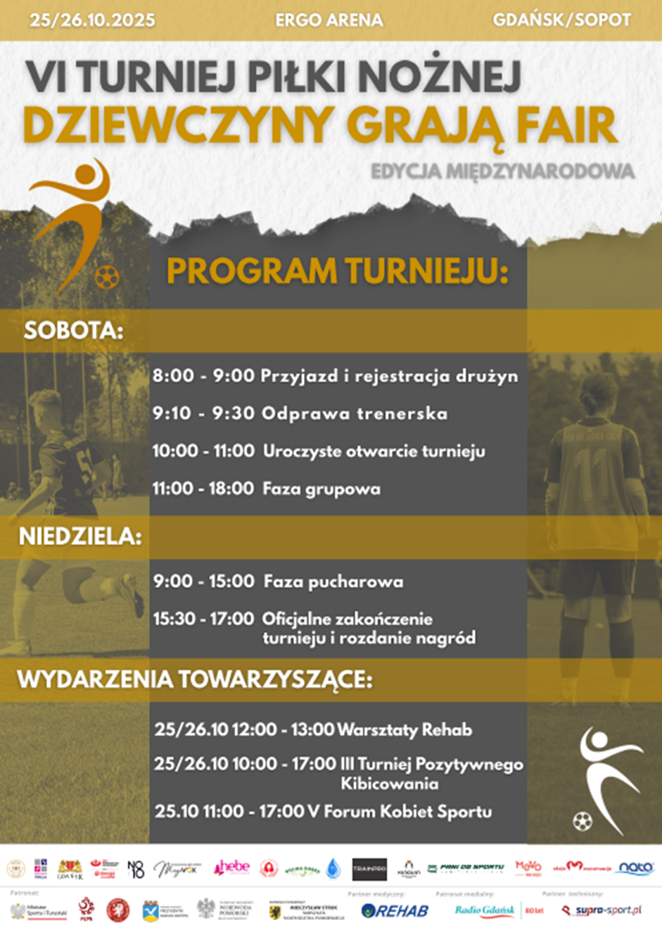 VI Turniej Piłki Nożnej Dziewczyny Grają Fair - ERGO ARENA